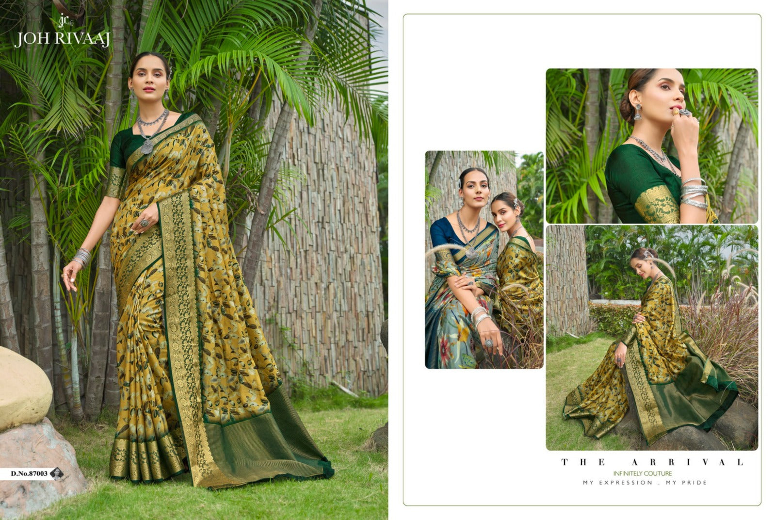 87003 Jhilmil Vol 870 Joh Rivaaj Sarees – Heriska
