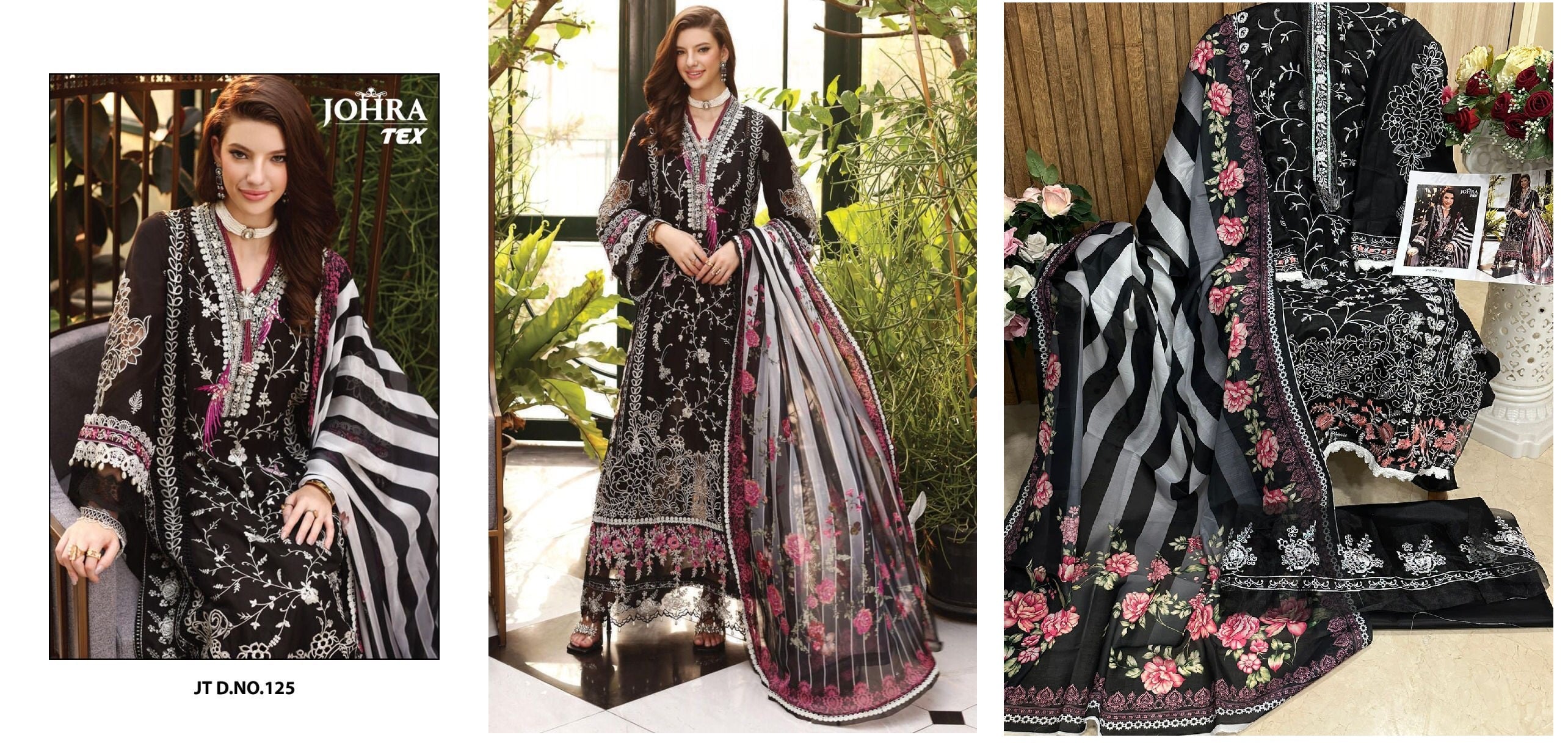 Jt-125 Johra Tex Pakistani Salwar Suits – Heriska