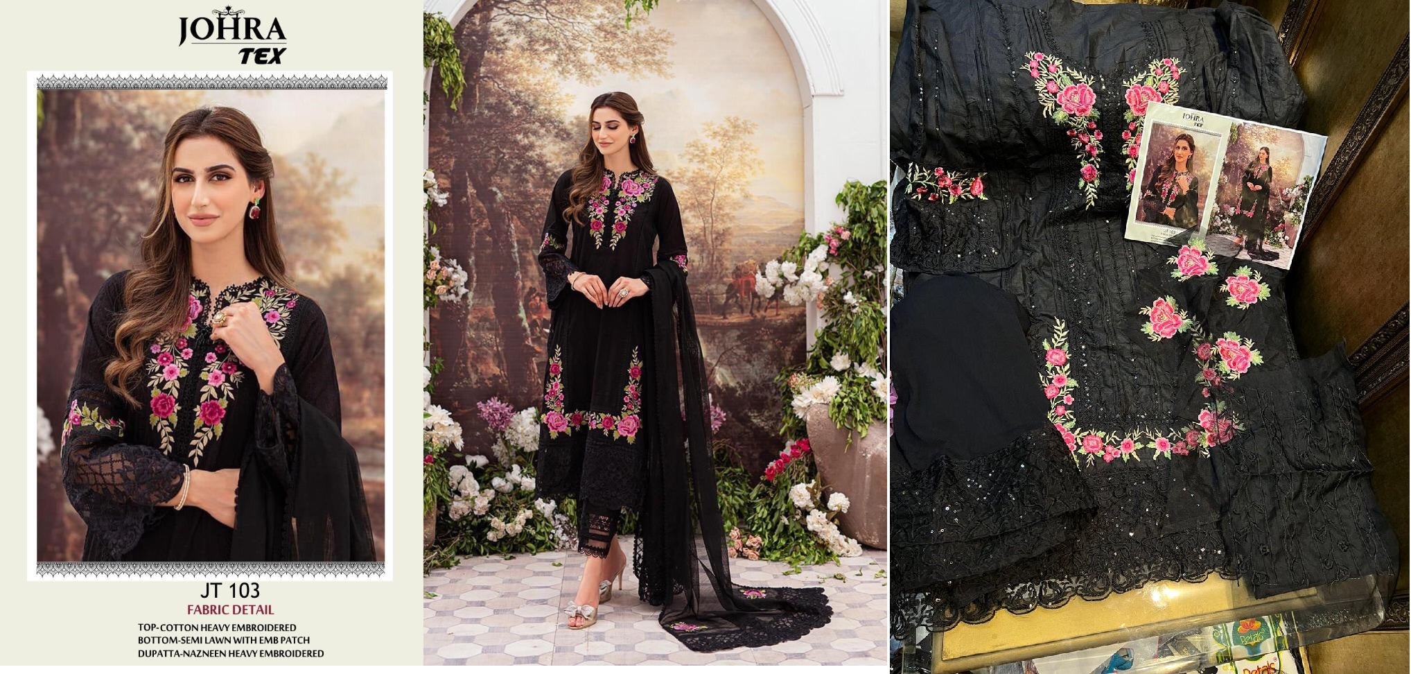 103 Johra Tex Pakistani Salwar Suits – Heriska