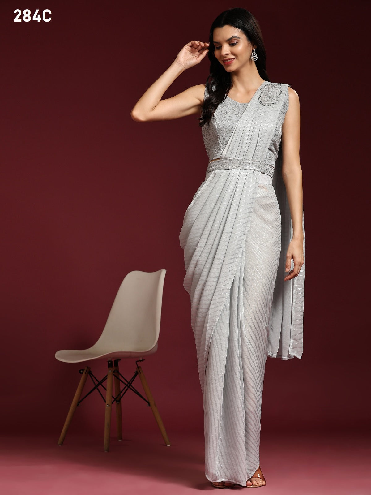 284C Amoha Ready To Wear Saree – Heriska