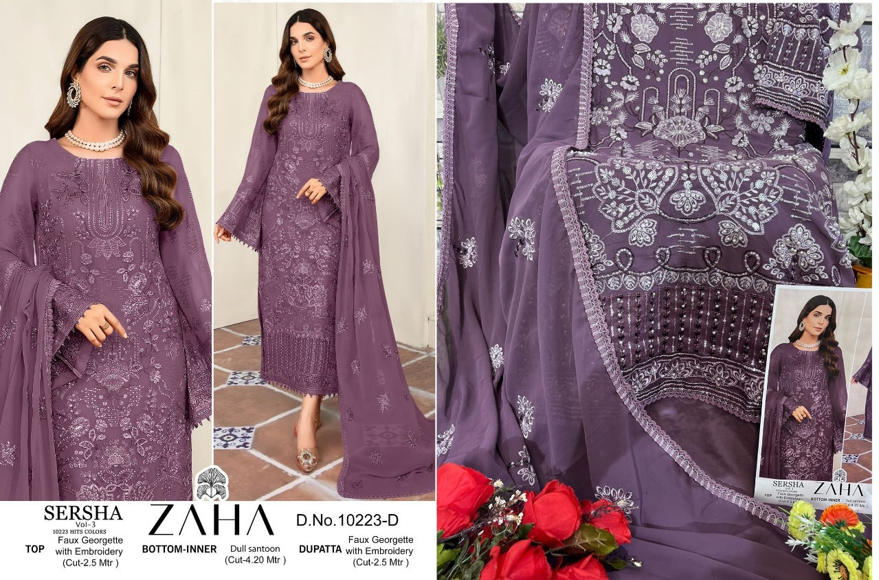10223D Zaha Pakistani Salwar Suits – Heriska