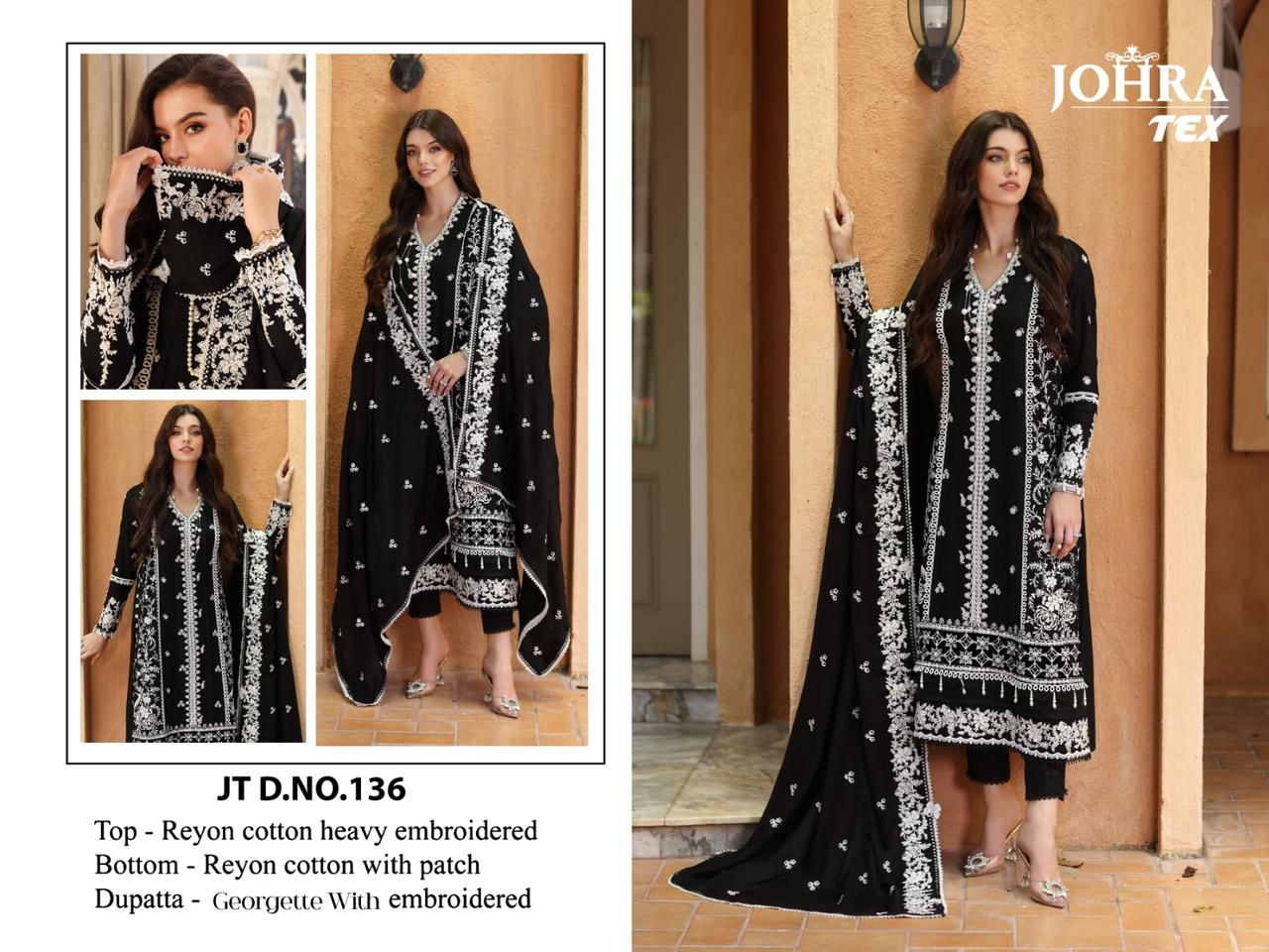 136 Johra Tex Pakistani Salwar Suits – Heriska