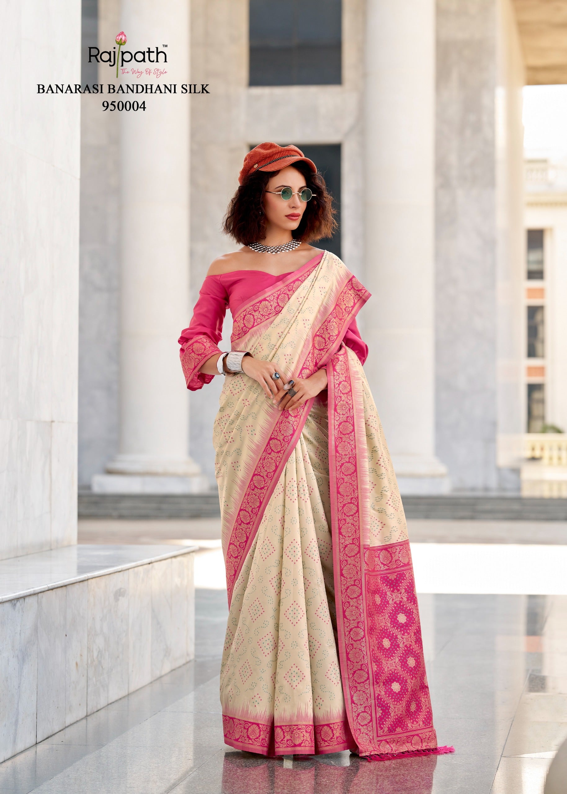 950004 Zara Silk Rajpath Silk Sarees – Heriska