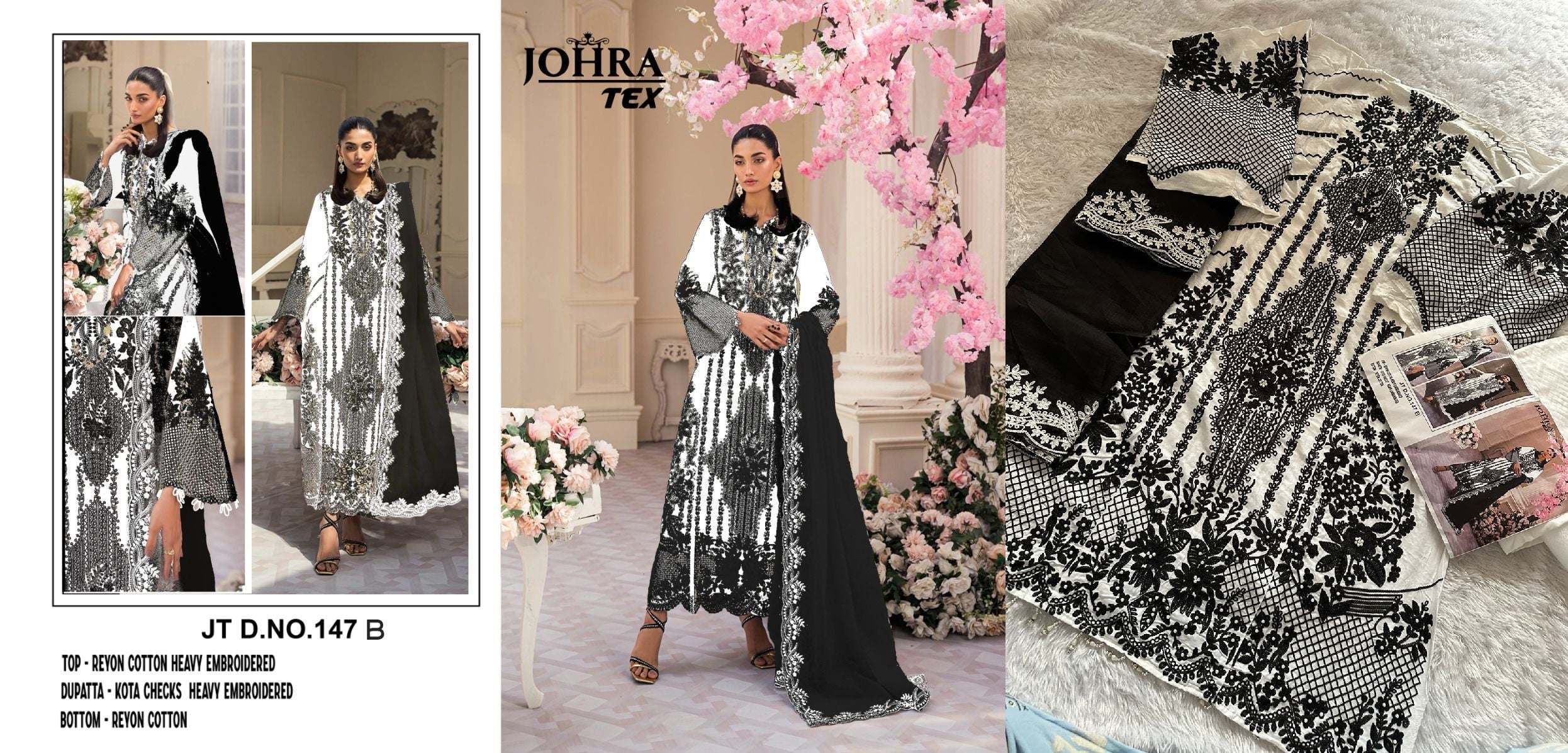 Jt-147B Johra Tex Pakistani Salwar Suits – Heriska