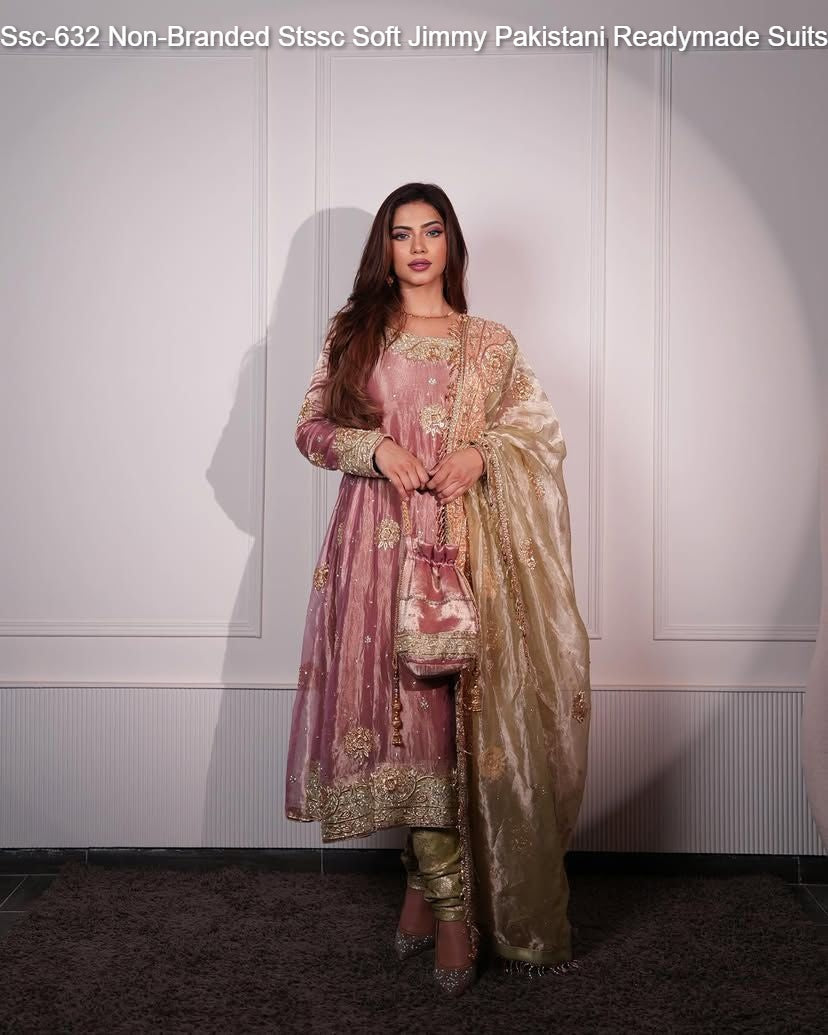 Ssc-632 Non-Branded Stssc Soft Jimmy Pakistani Readymade Suits – Heriska