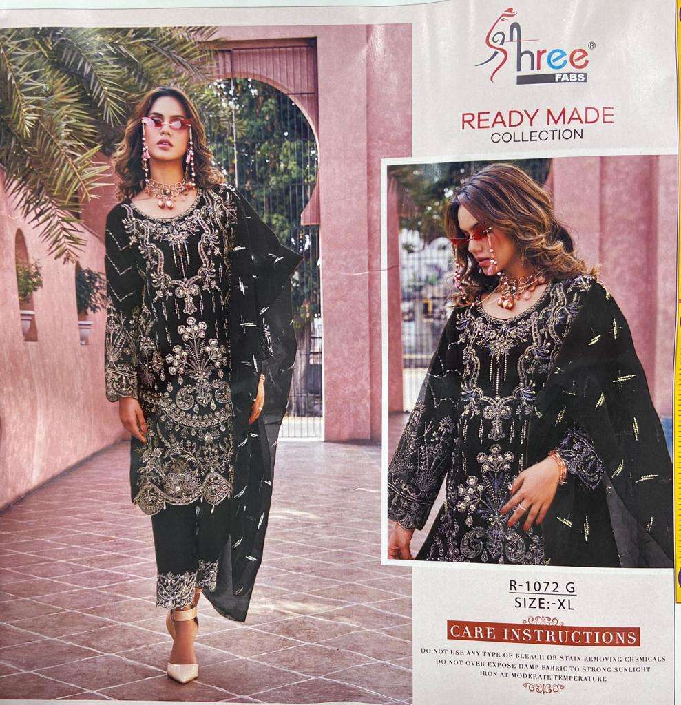 1072G Shree Fabs Organza Pakistani Readymade Suits – Heriska