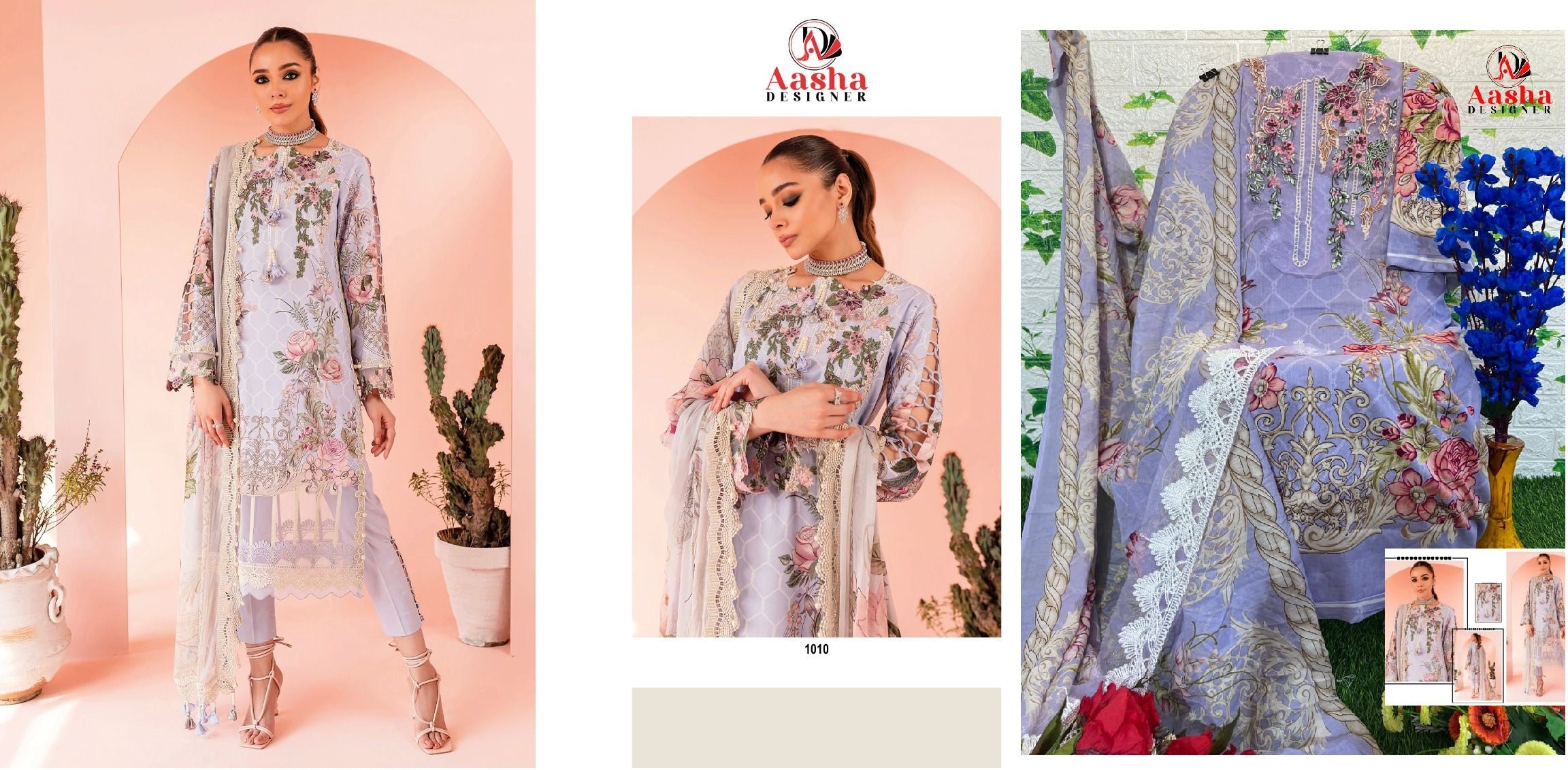 1010 Aasha Designer Pakistani Salwar Suits – Heriska