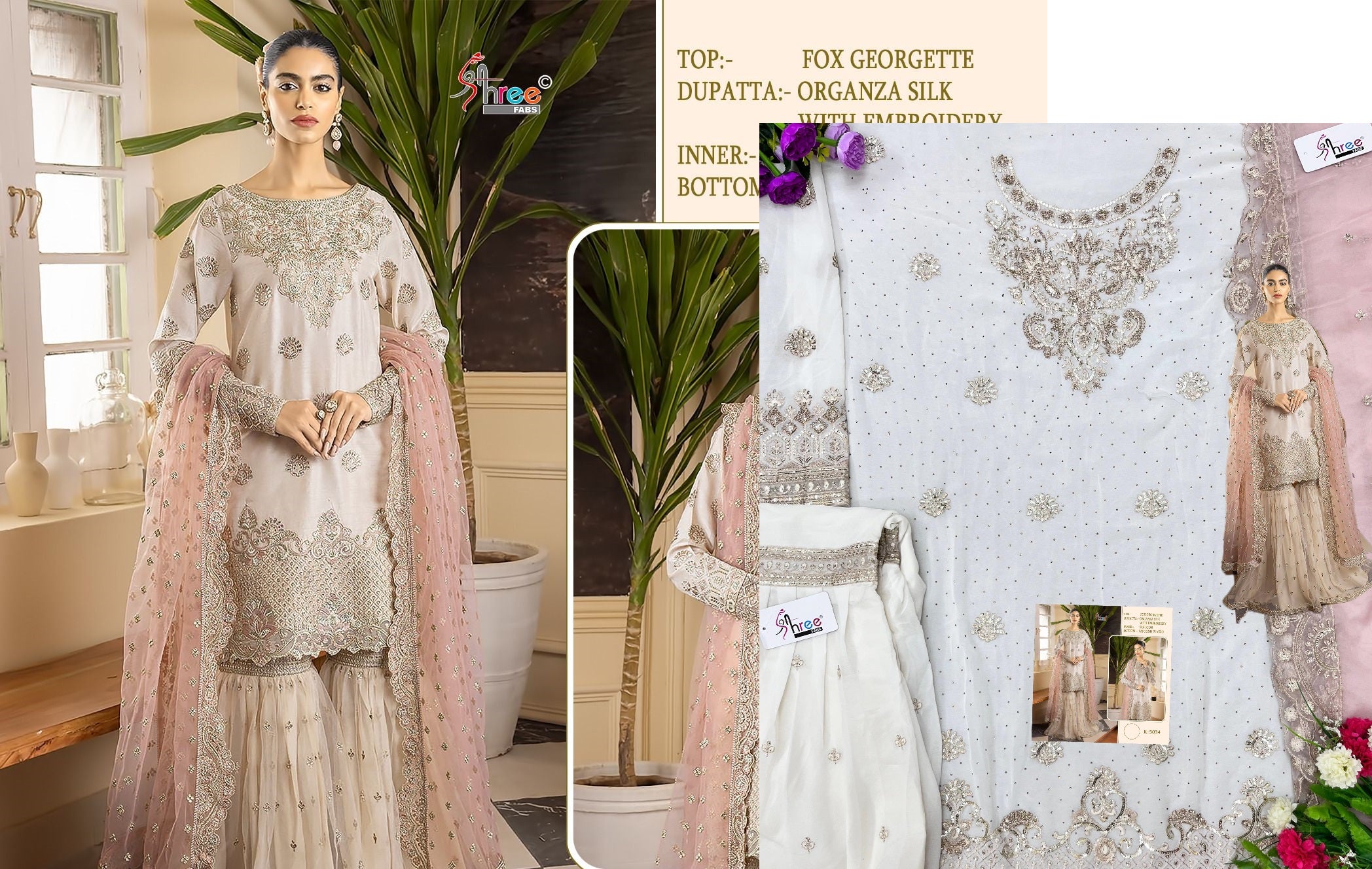 5034 Shree Fabs Pakistani Readymade Suits – Heriska