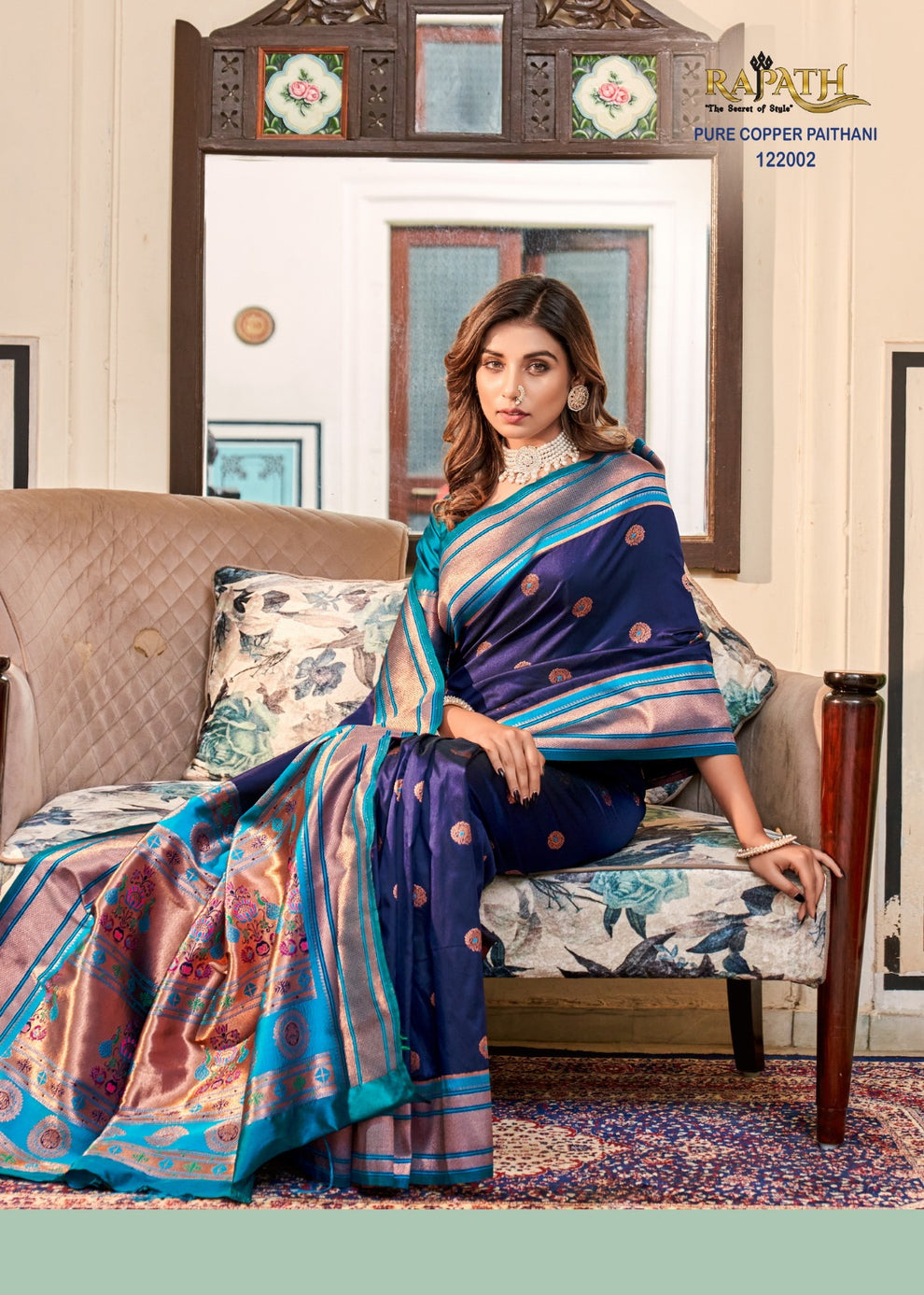 122002 Nitya Paithani Rajpath Sarees – Heriska