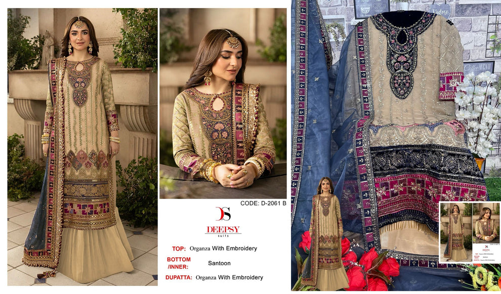 2061B Deepsy Pakistani Salwar Suits – Heriska