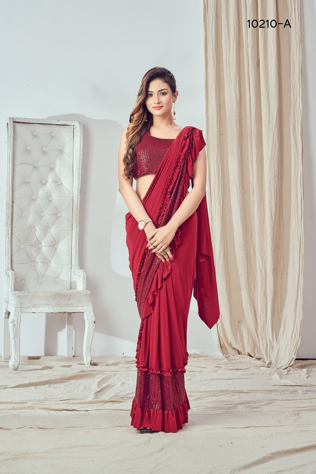 10210A Amoha Ready To Wear Saree – Heriska