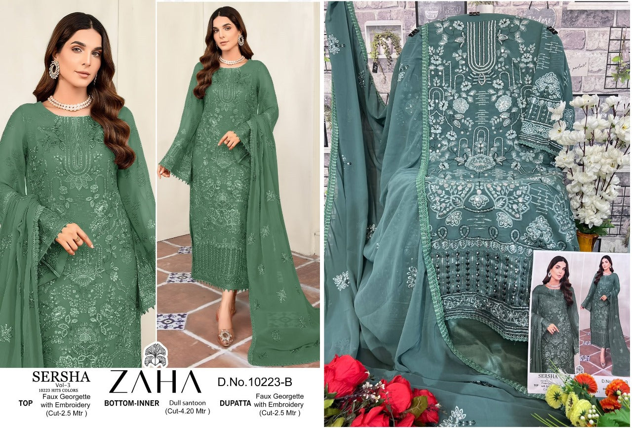 10223B Zaha Pakistani Salwar Suits – Heriska