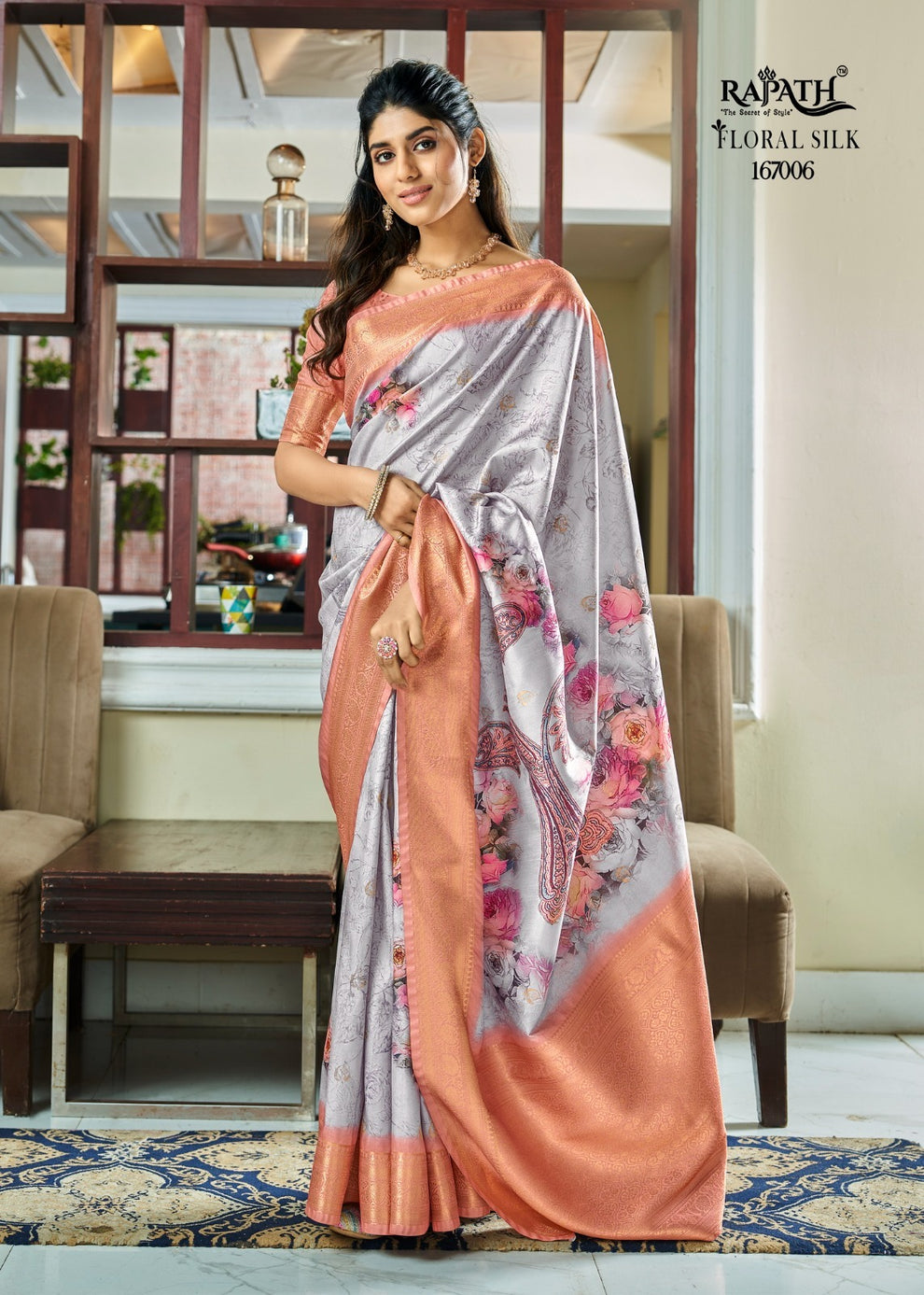 167006 Surmai Rajpath Sarees – Heriska
