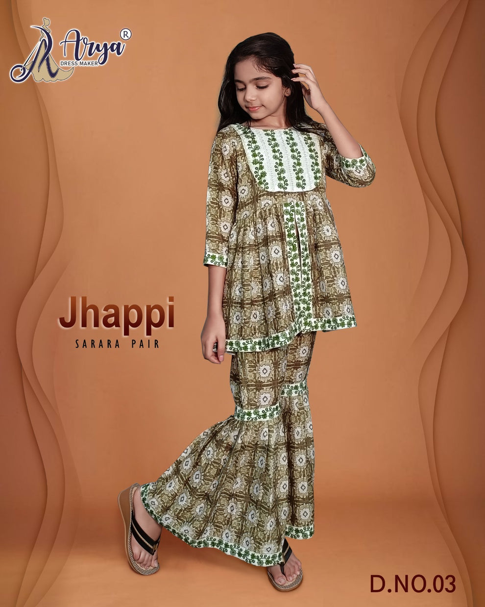 Jhappi 03 Adm Girls Readymade Suit – Heriska