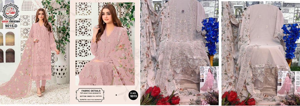 9015D Affan Creation Pakistani Salwar Suits – Heriska