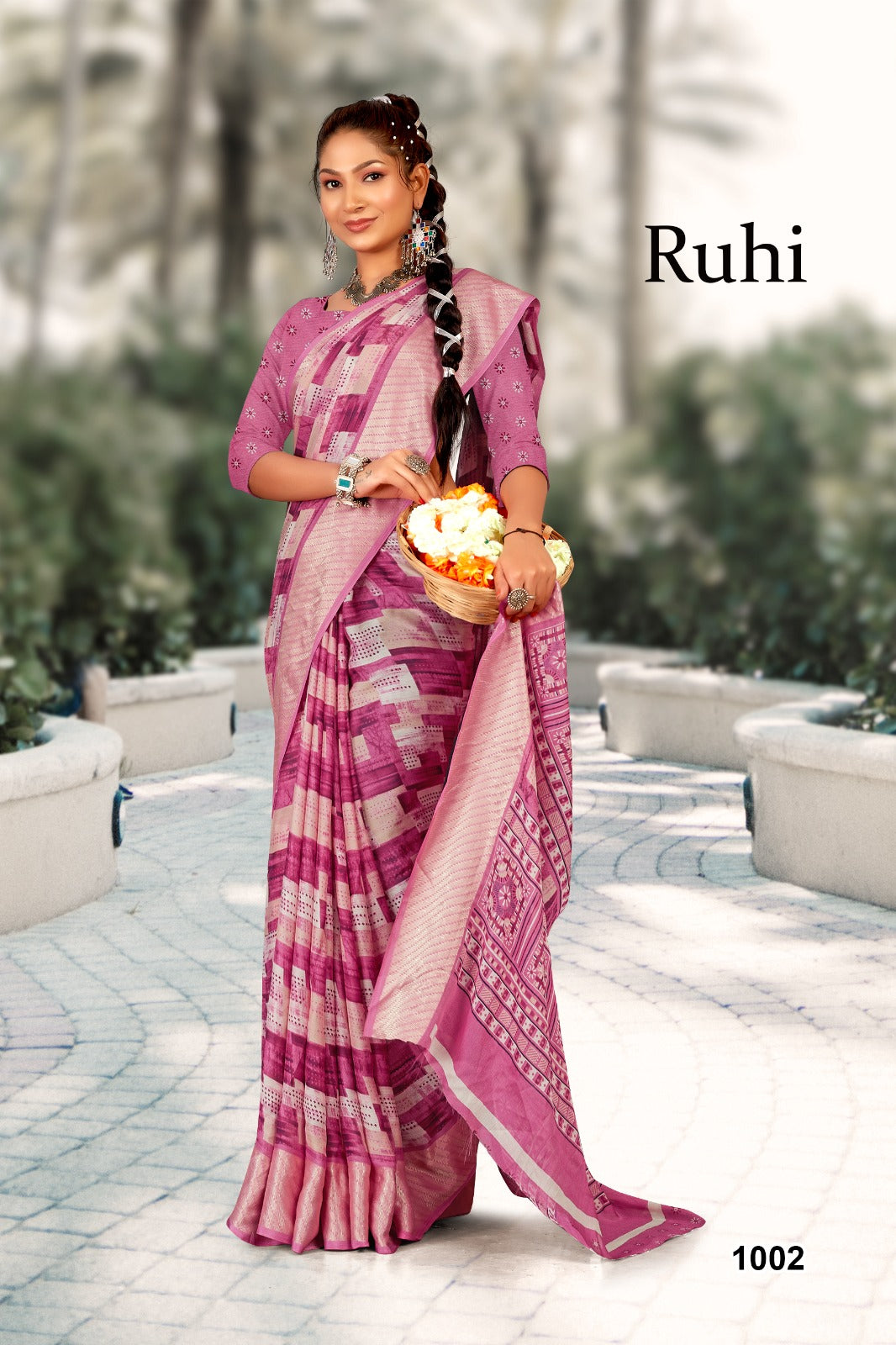 1002 Ruhi Mahamani Creation Sarees – Heriska