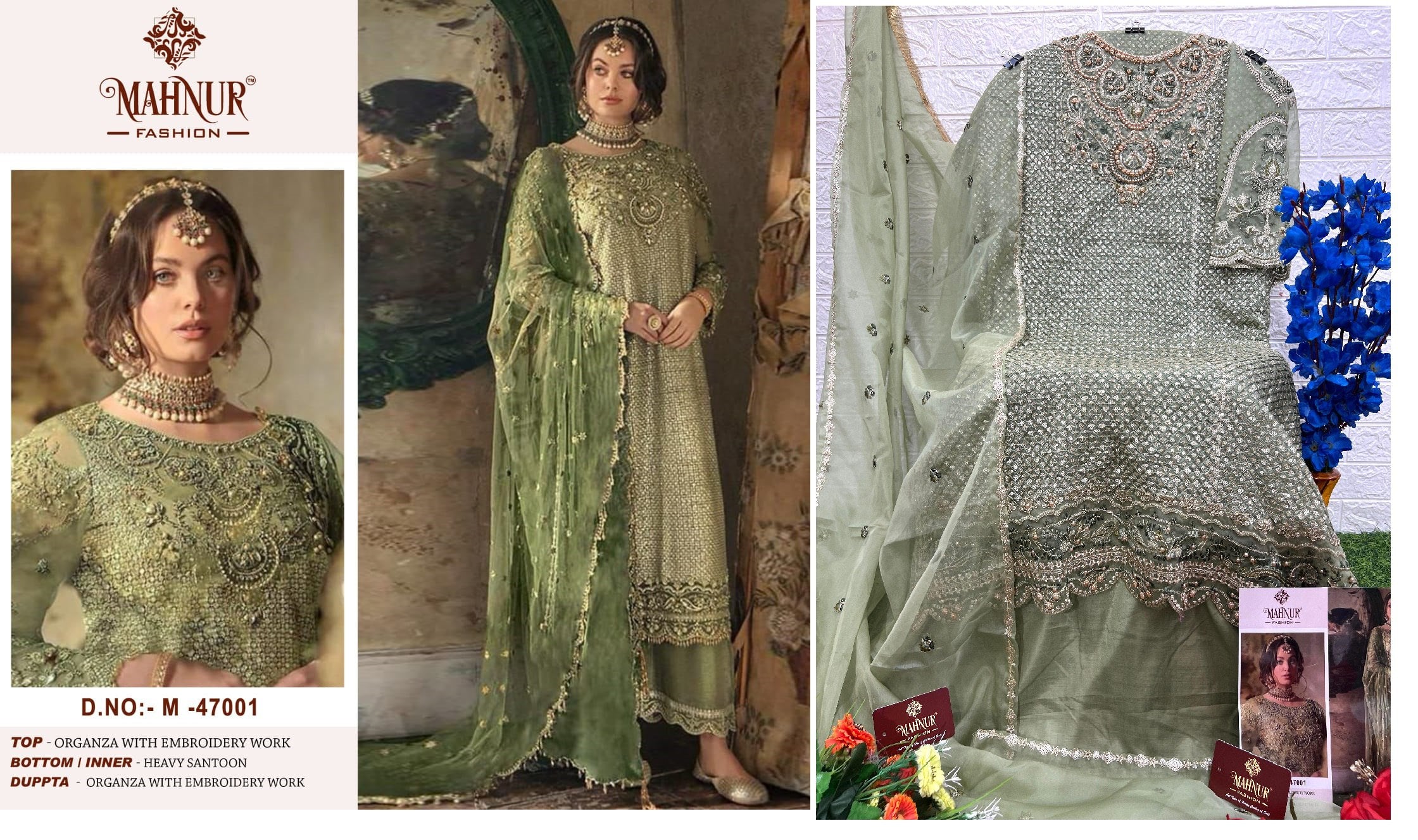 47001 Vol 47 Mahnur Pakistani Salwar Suits – Heriska