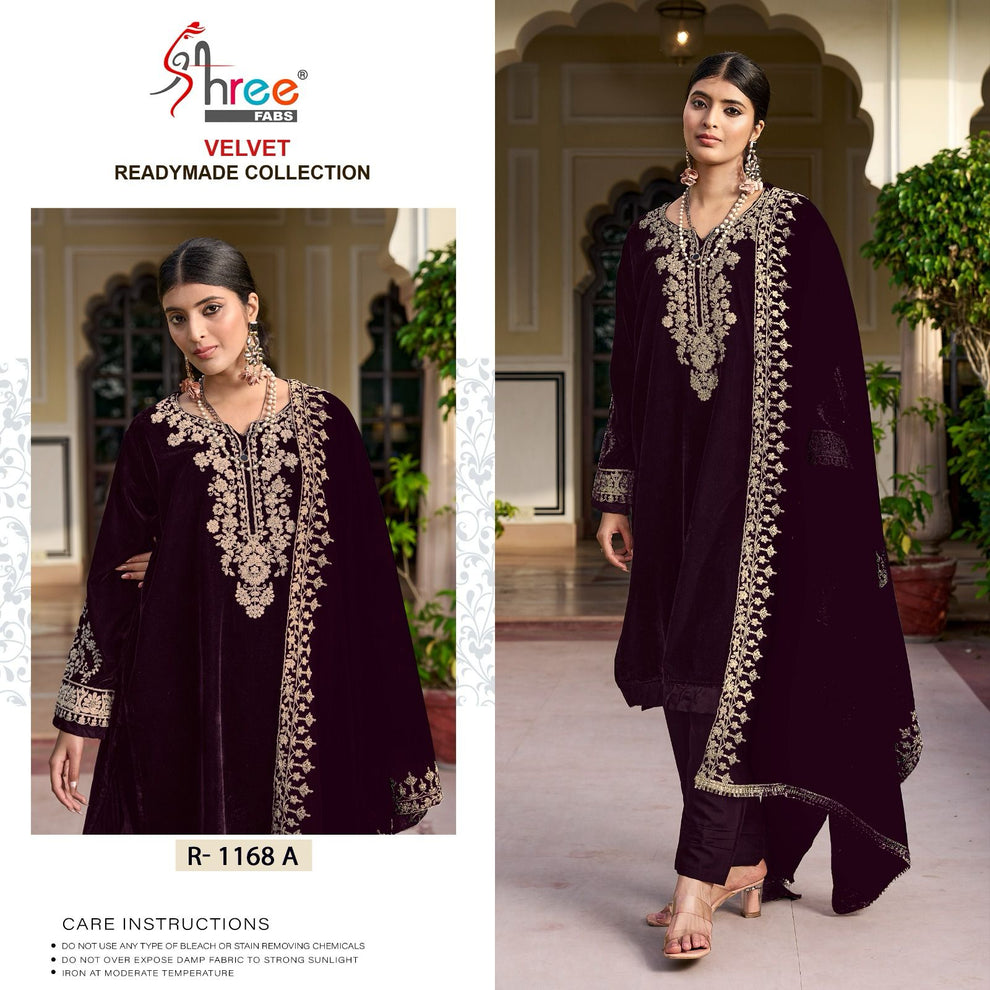 1168-A Shree Fabs Pakistani Readymade Suits – Heriska