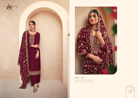 1181 Suhagan Radha Unstitched Suits – Heriska