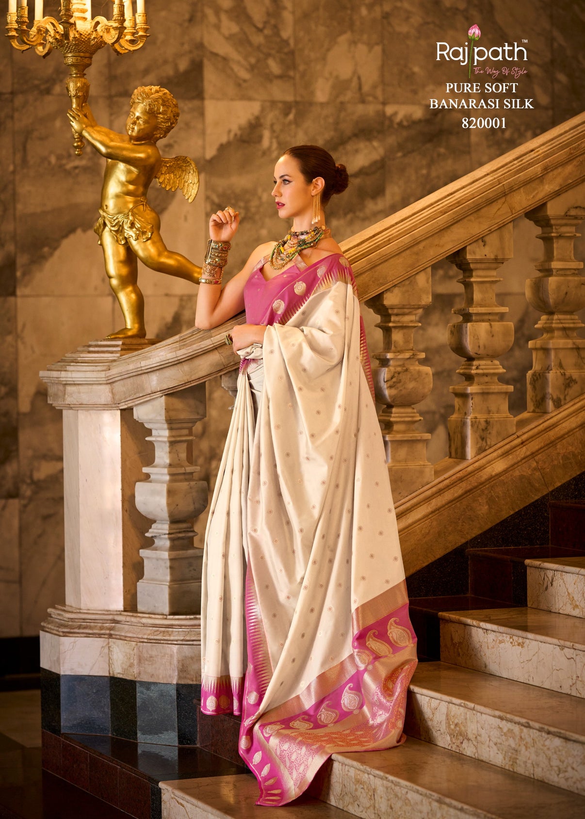 820001 Cherry Rajpath Silk Sarees – Heriska