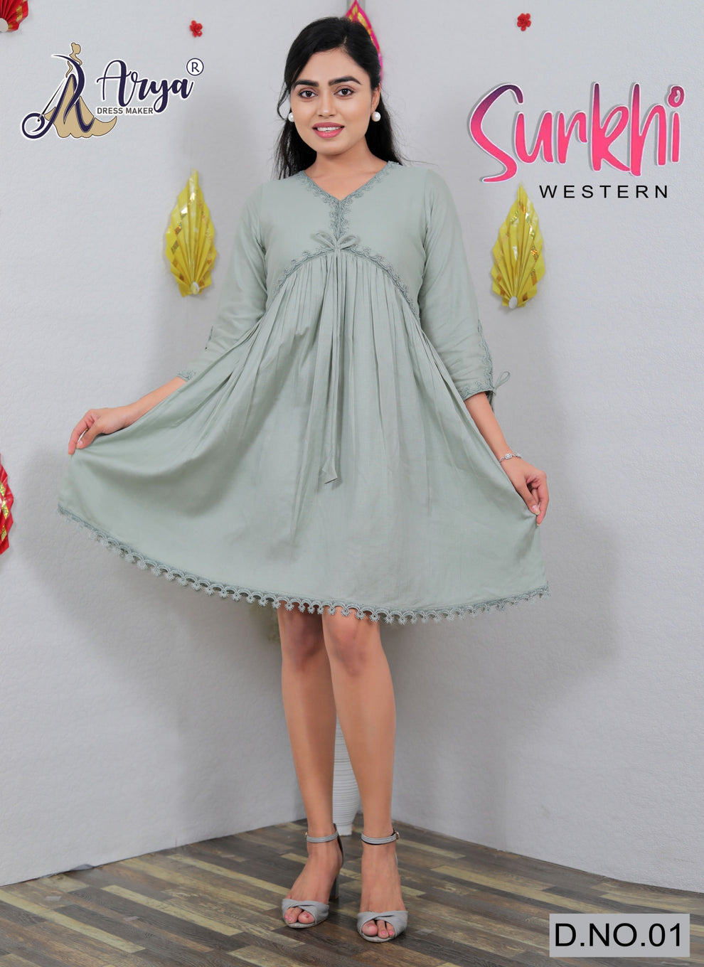 Surkhi 01 Adm Western Dress – Heriska