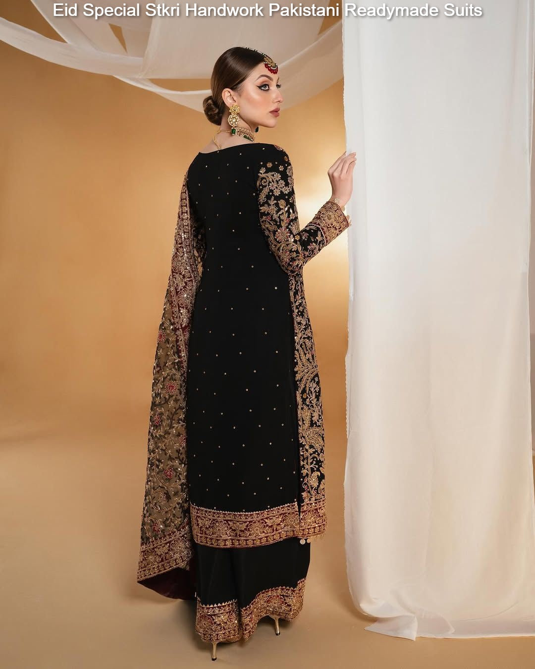 Eid Special Stkri Handwork Pakistani Readymade Suits – Heriska