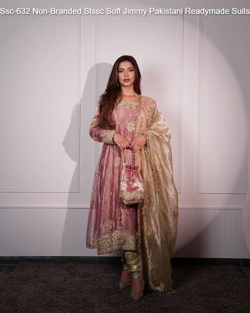 Ssc-632 Non-Branded Stssc Soft Jimmy Pakistani Readymade Suits – Heriska